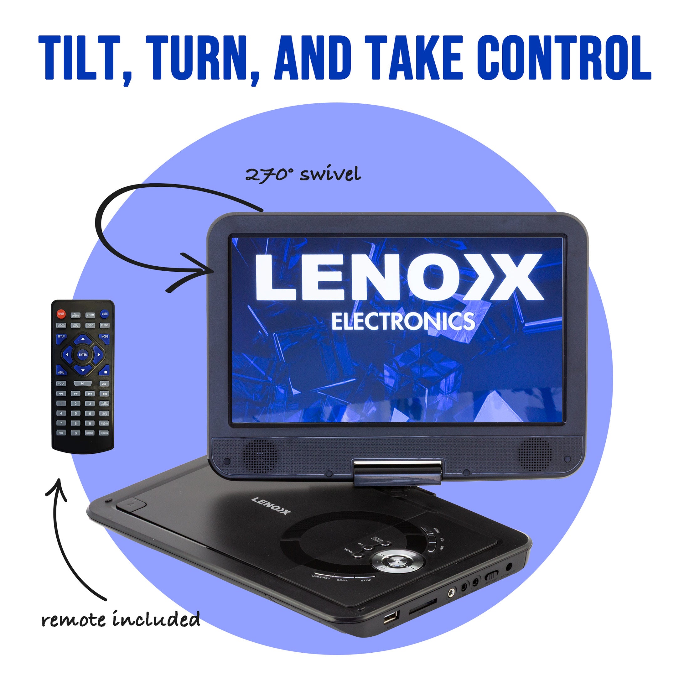 10.1" Portable DVD Player | Lenoxx Electronics Australia