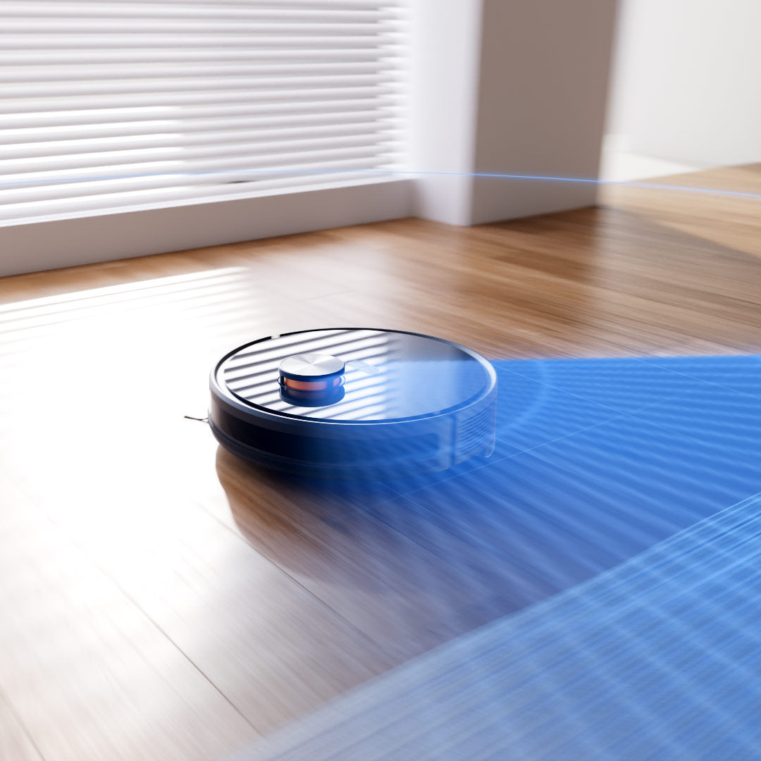LIDAR Precision Mapping Robot Vacuum, 3-in-1 cleaning solution – Lenoxx ...