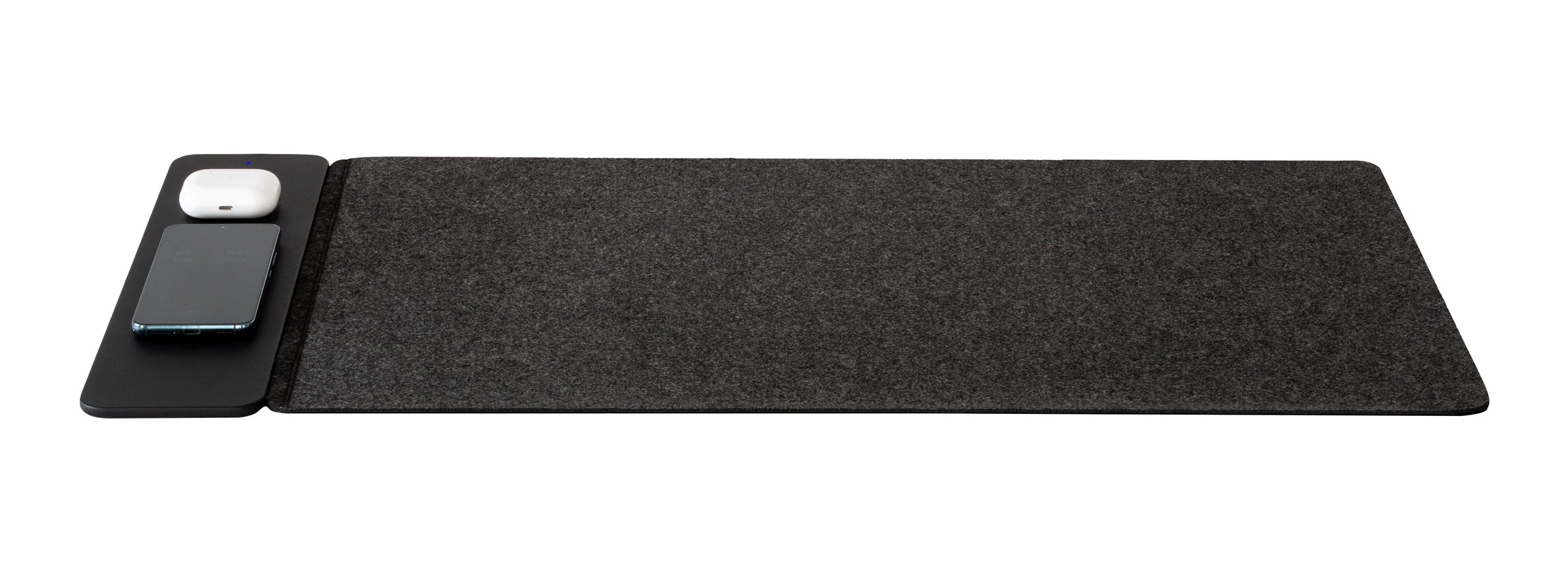 Reversible Wireless Fast Charging Desktop Mat for Smartphones and Earb ...